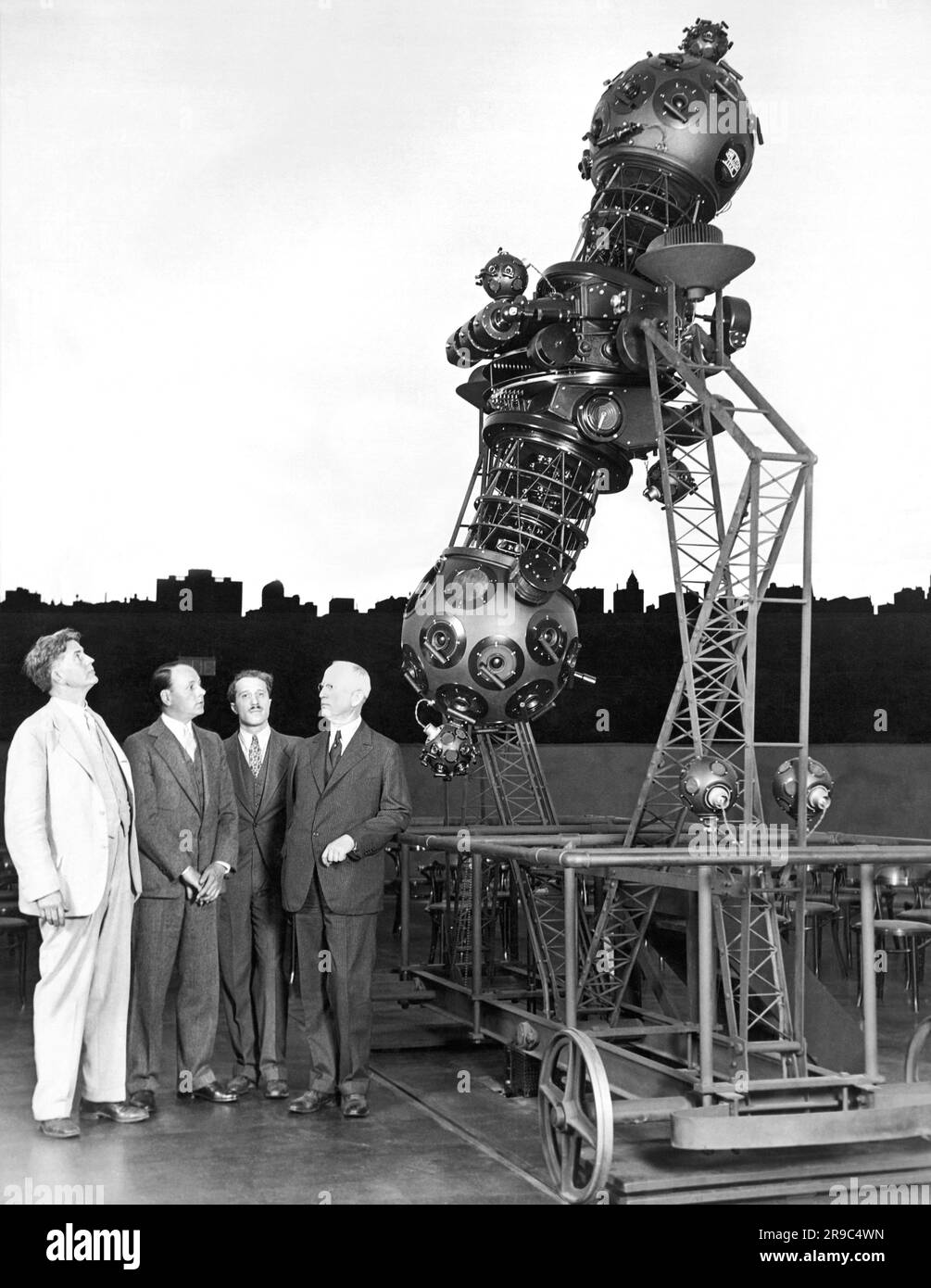 Chicago, Illinois: May 6, 1930 The projector at the newly finished ...