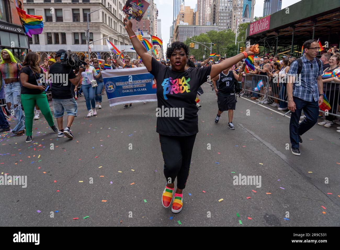 NEW YORK, NEW YORK - JUNE 25: Bronx District Attorney Darcel Clark ...