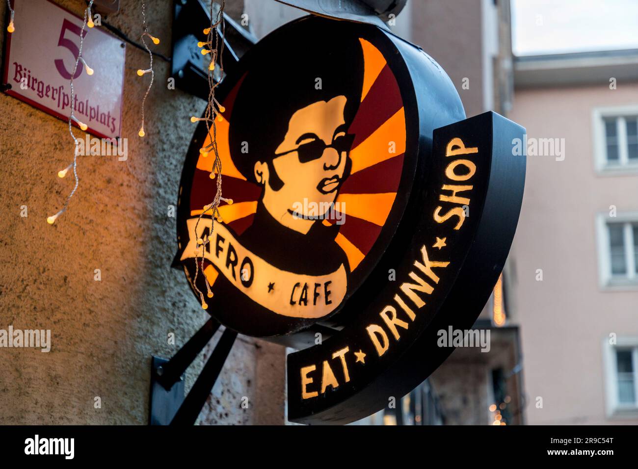 Afro Coffee Logo