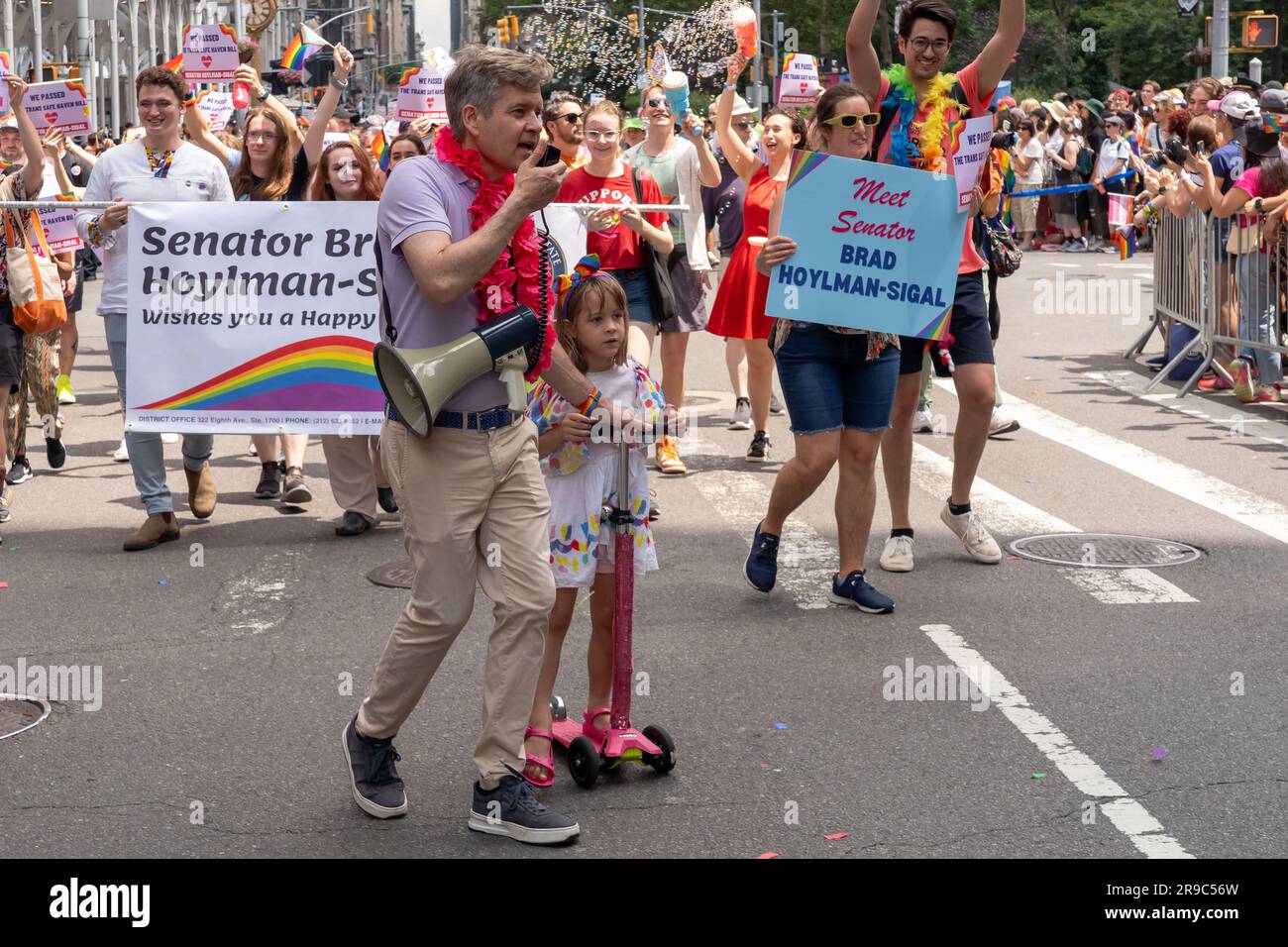 NEW YORK, NEW YORK - JUNE 25: NYS Senator Brad Hoylman-Sigal (C ...