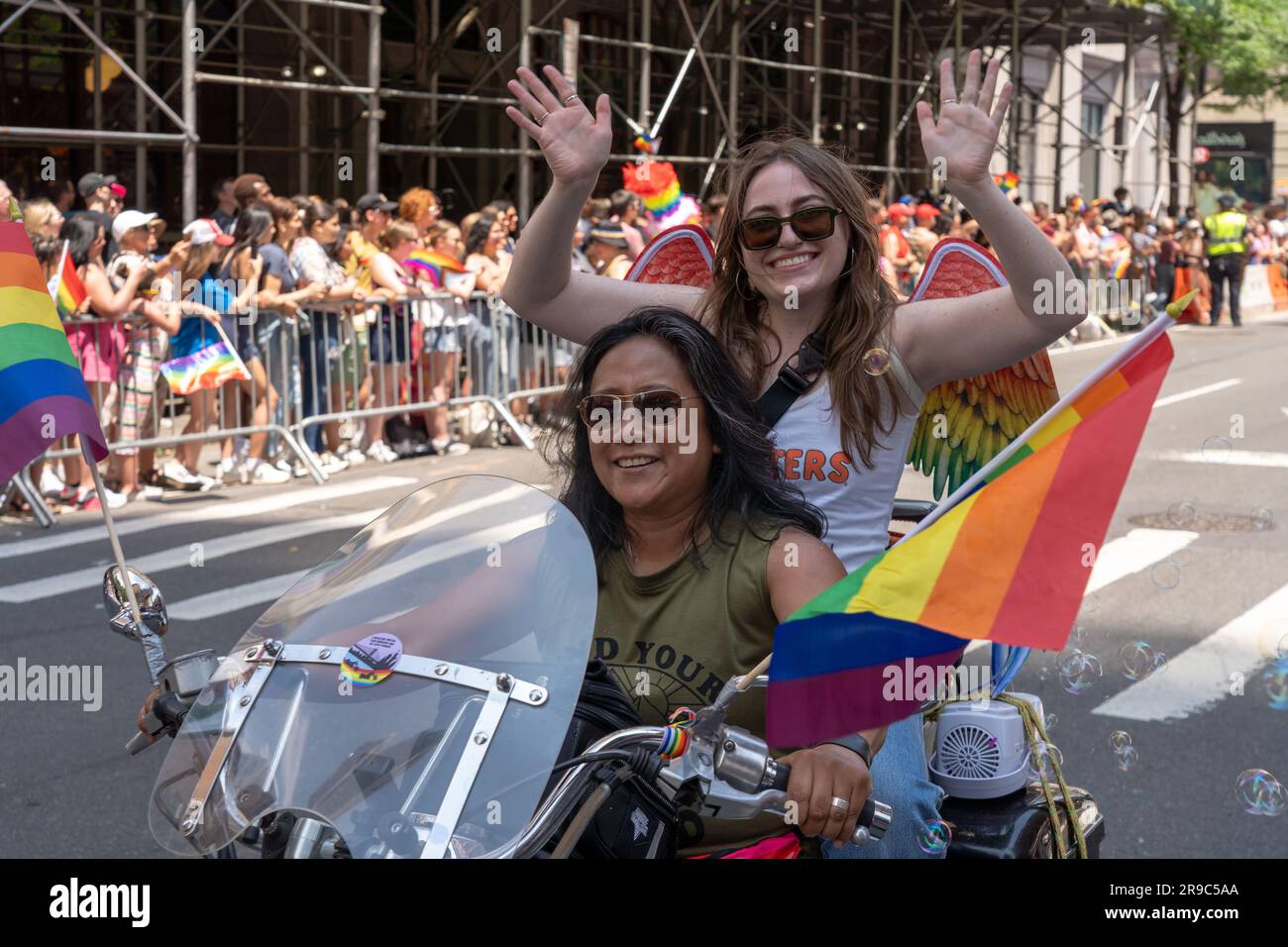 New York New York June 25 Members Of Sirens Mc Nyc Participate In