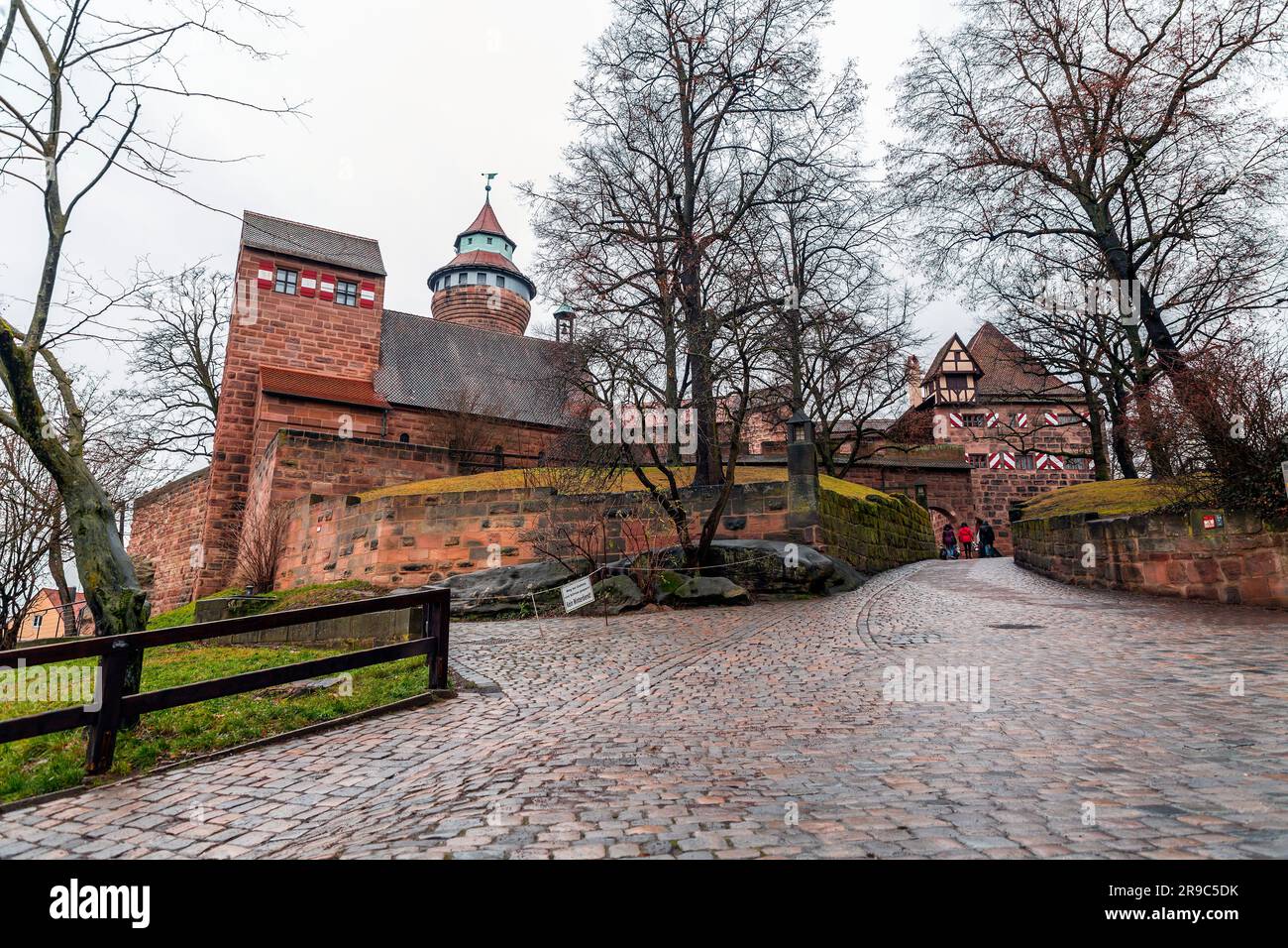 Nuremberg, Germany - DEC 28, 2021: Nuremberg Castle is a group of ...