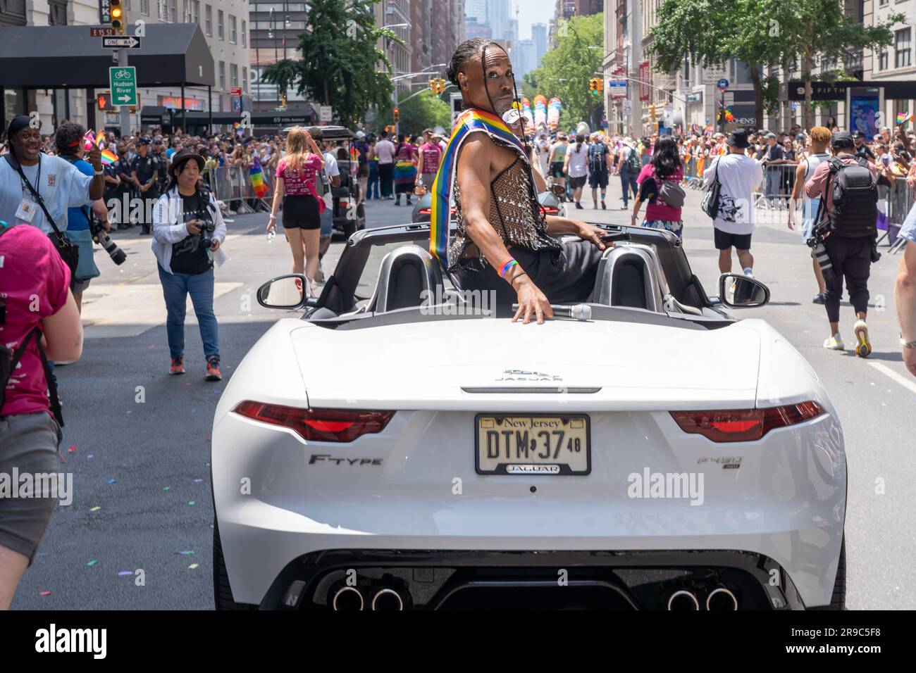 NEW YORK, NEW YORK - JUNE 25: Billy Porter, Parade Grand Marshal ...