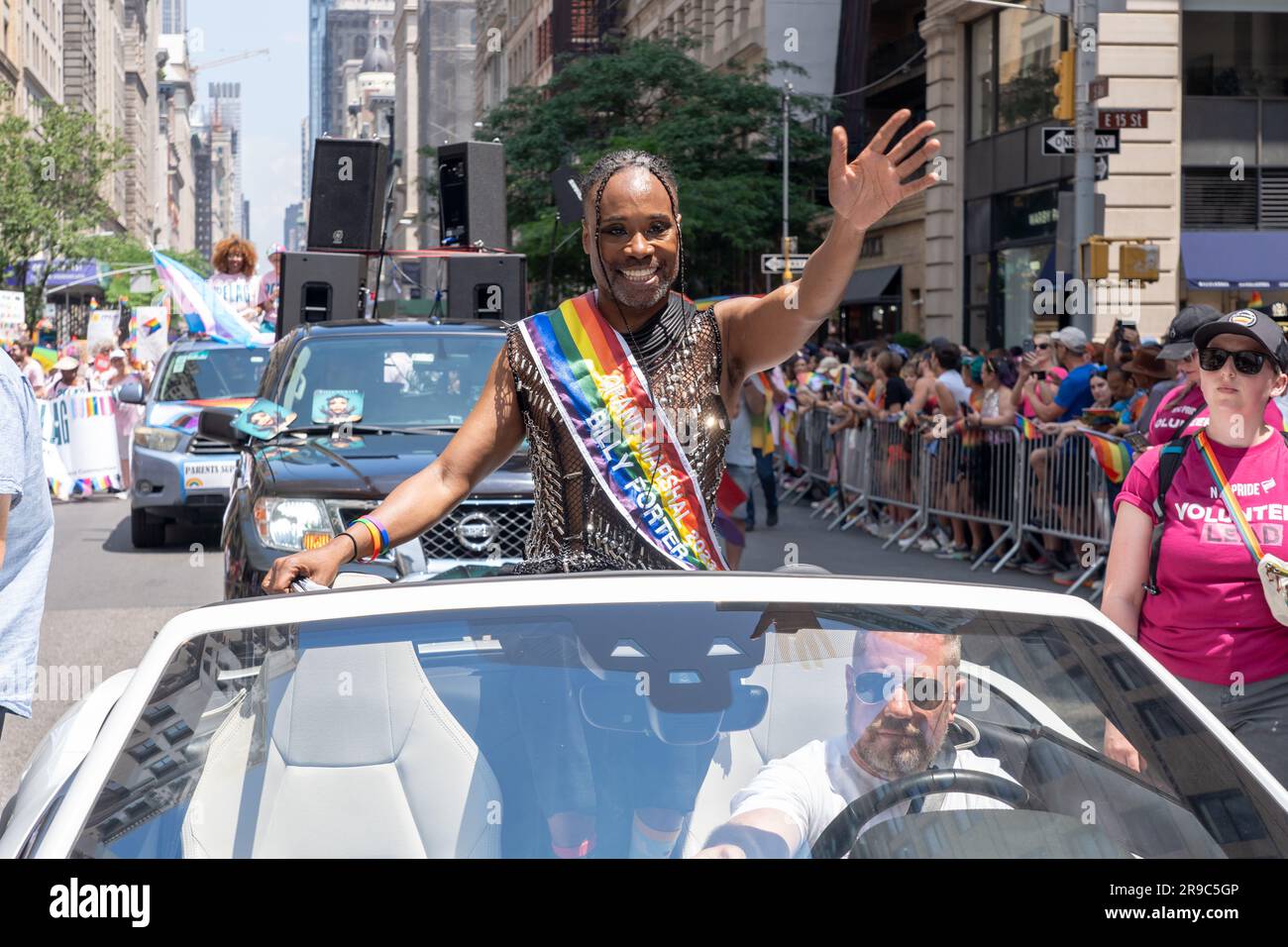 NEW YORK, NEW YORK - JUNE 25: Billy Porter, Parade Grand Marshal ...
