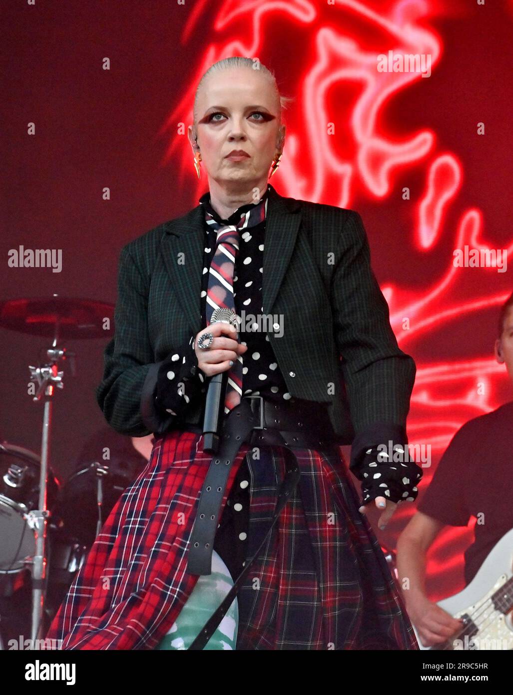 Franklin, USA. 25th June, 2023. Shirley Manson of the band Garbage in ...