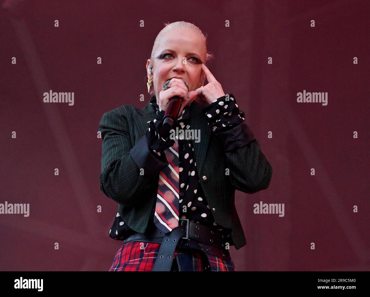 Franklin, USA. 25th June, 2023. Shirley Manson of the band Garbage in ...