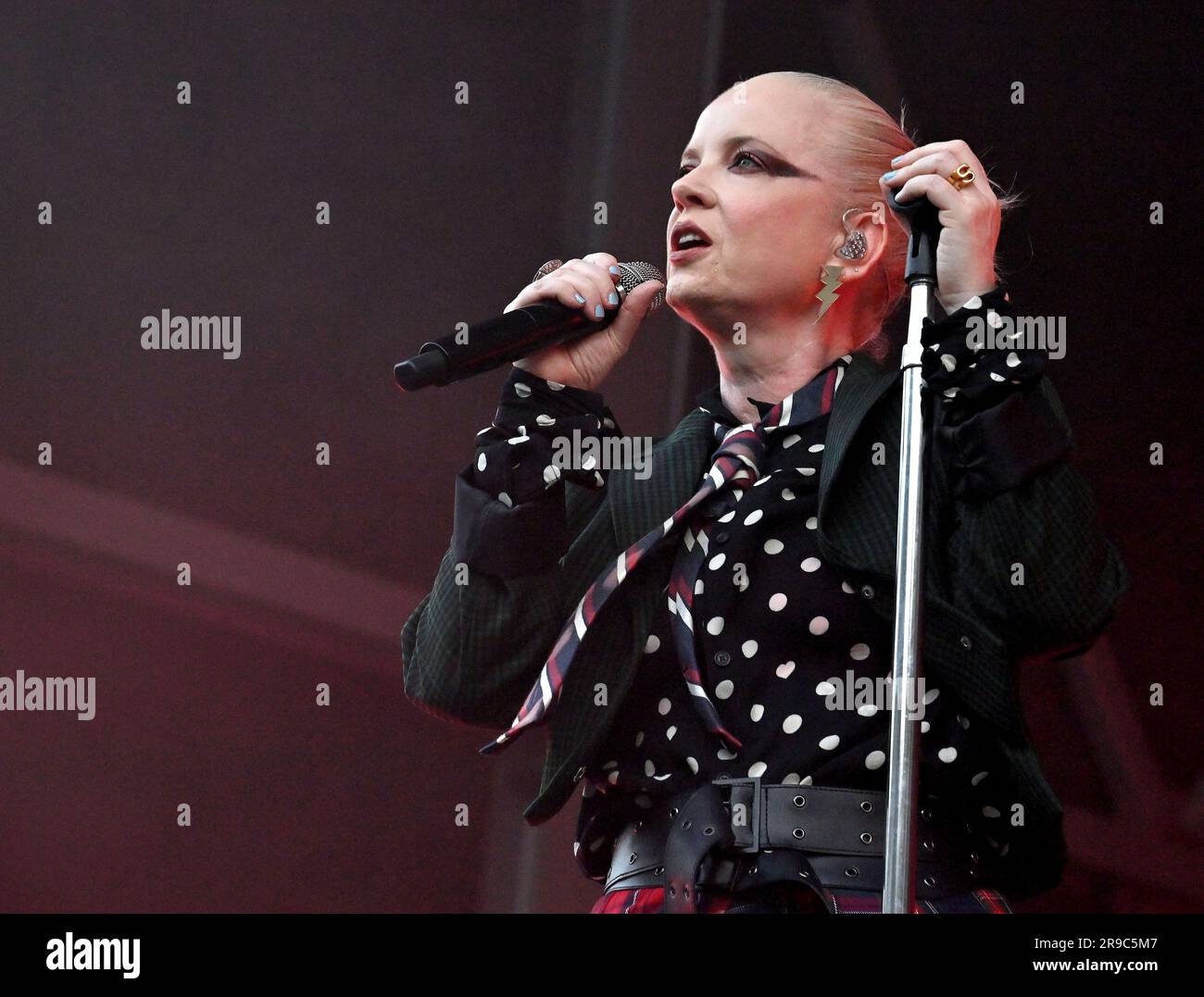Franklin, USA. 25th June, 2023. Shirley Manson of the band Garbage in ...