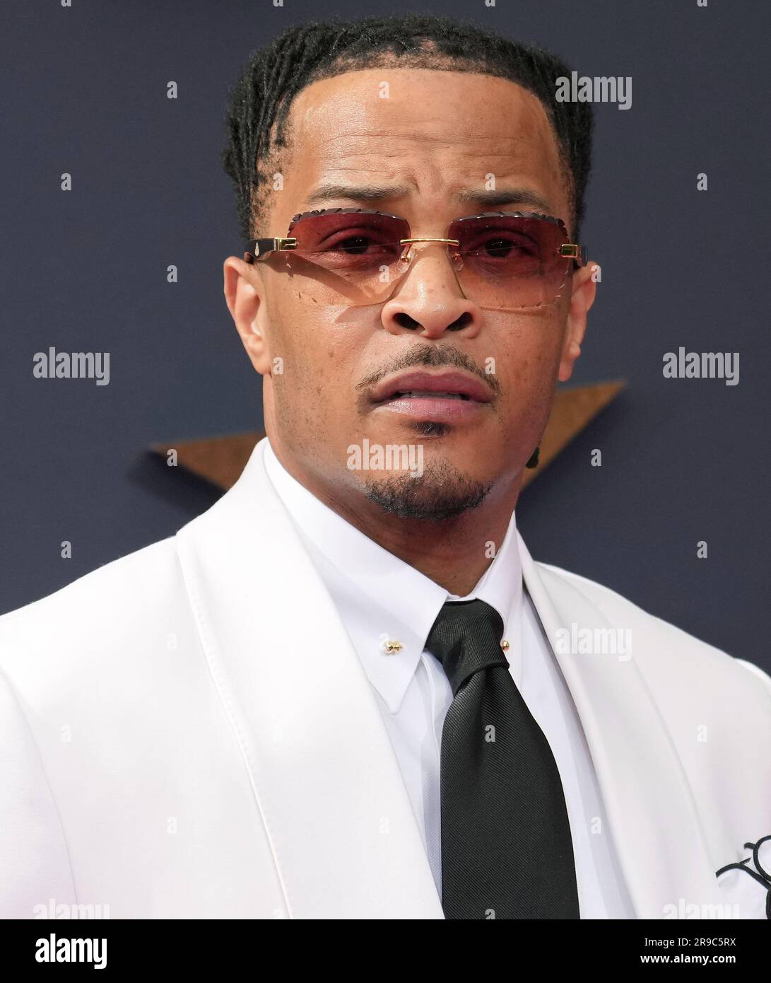 Los Angeles, USA. 25th June, 2023. T.I. arrives at the 2023 BET Awards ...