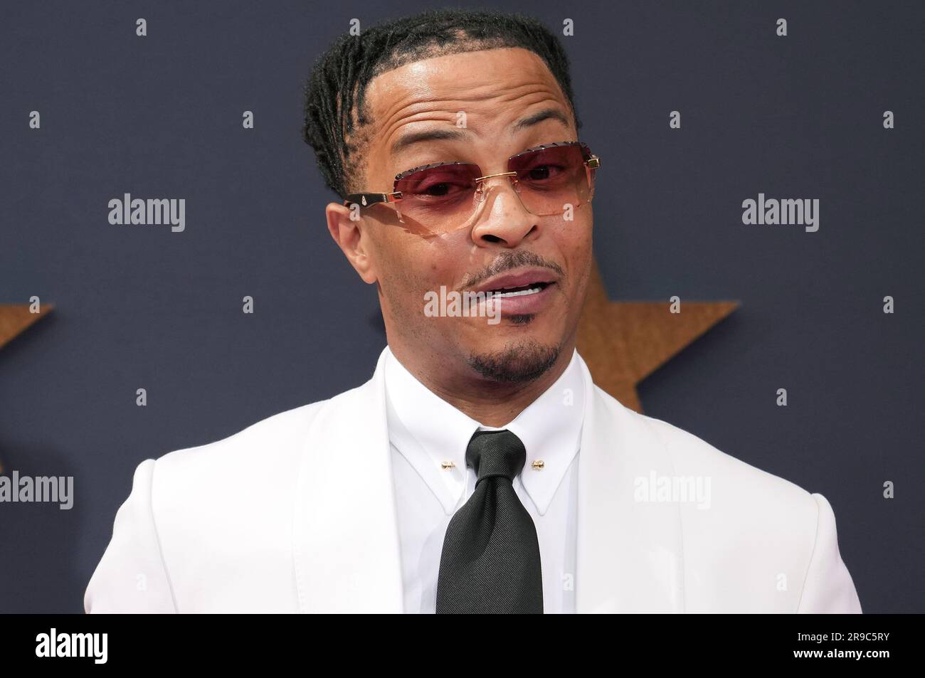 Los Angeles, USA. 25th June, 2023. T.I. arrives at the 2023 BET Awards ...