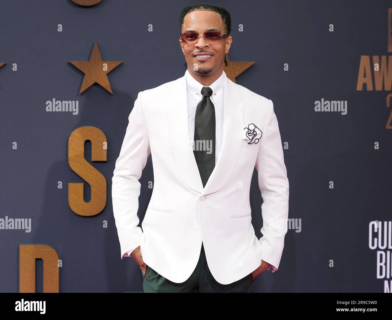 Los Angeles, USA. 25th June, 2023. T.I. arrives at the 2023 BET Awards ...
