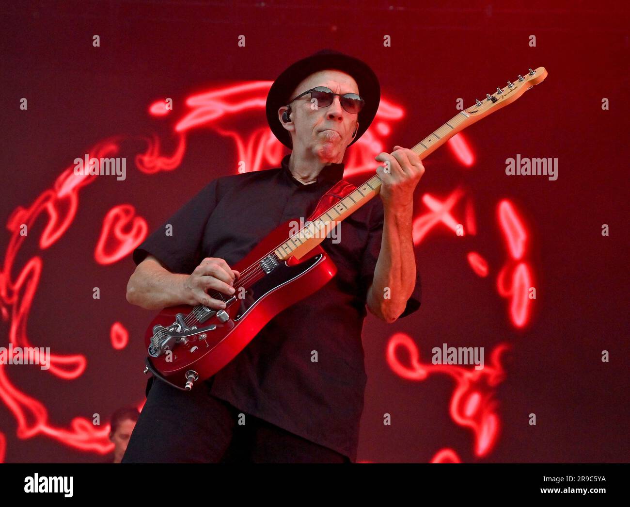 Franklin, USA. 25th June, 2023. Duke Erikson of the band Garbage in ...