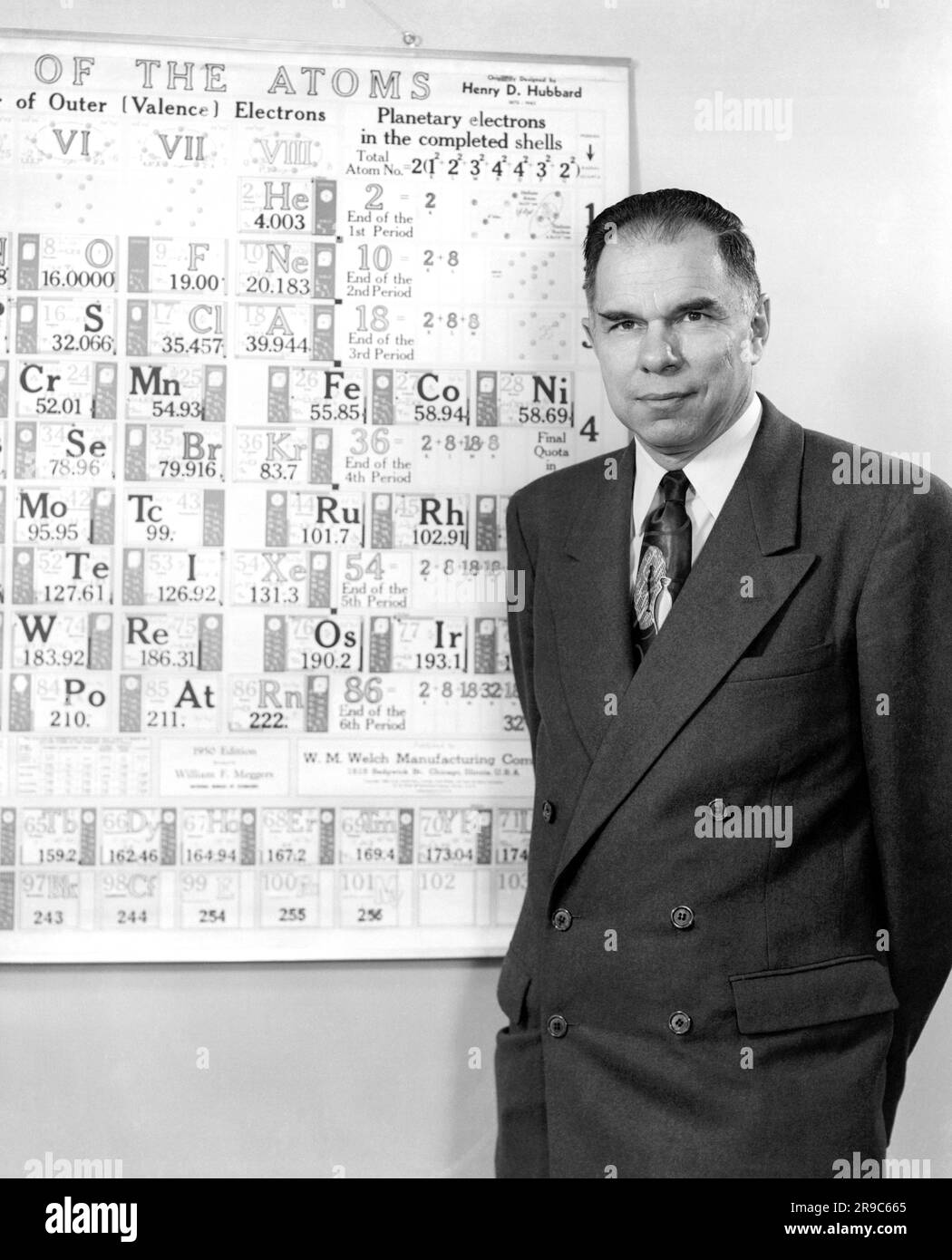Berkeley, California: c. 1951 Chemistry Nobel Prize recipient Glenn ...