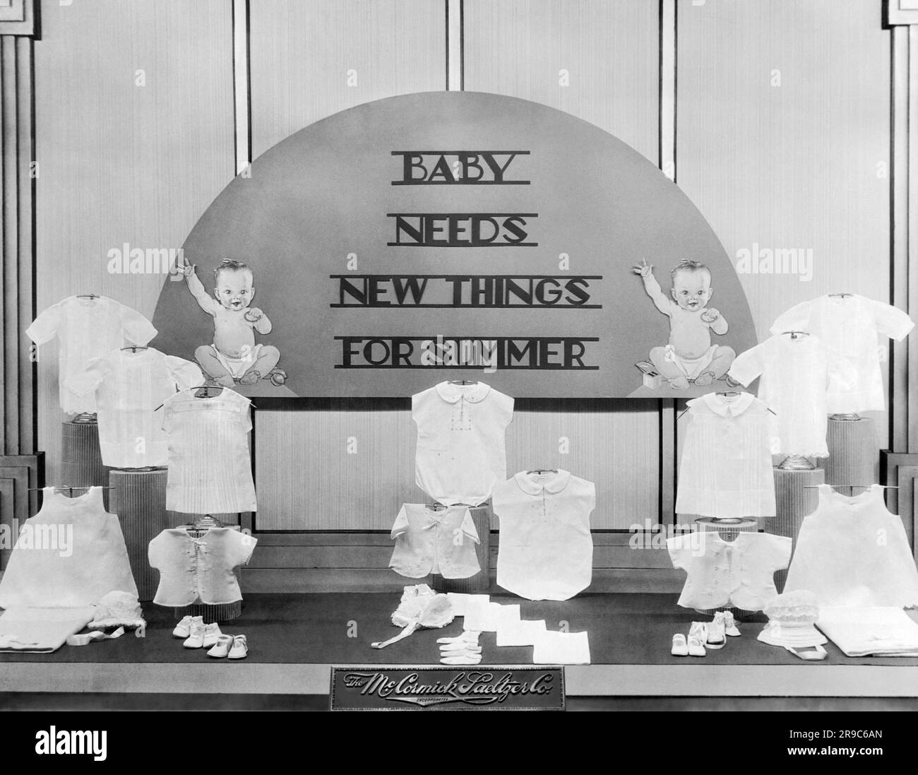 Redding, California: c. 1925 A window fashion display by George Hauber ...