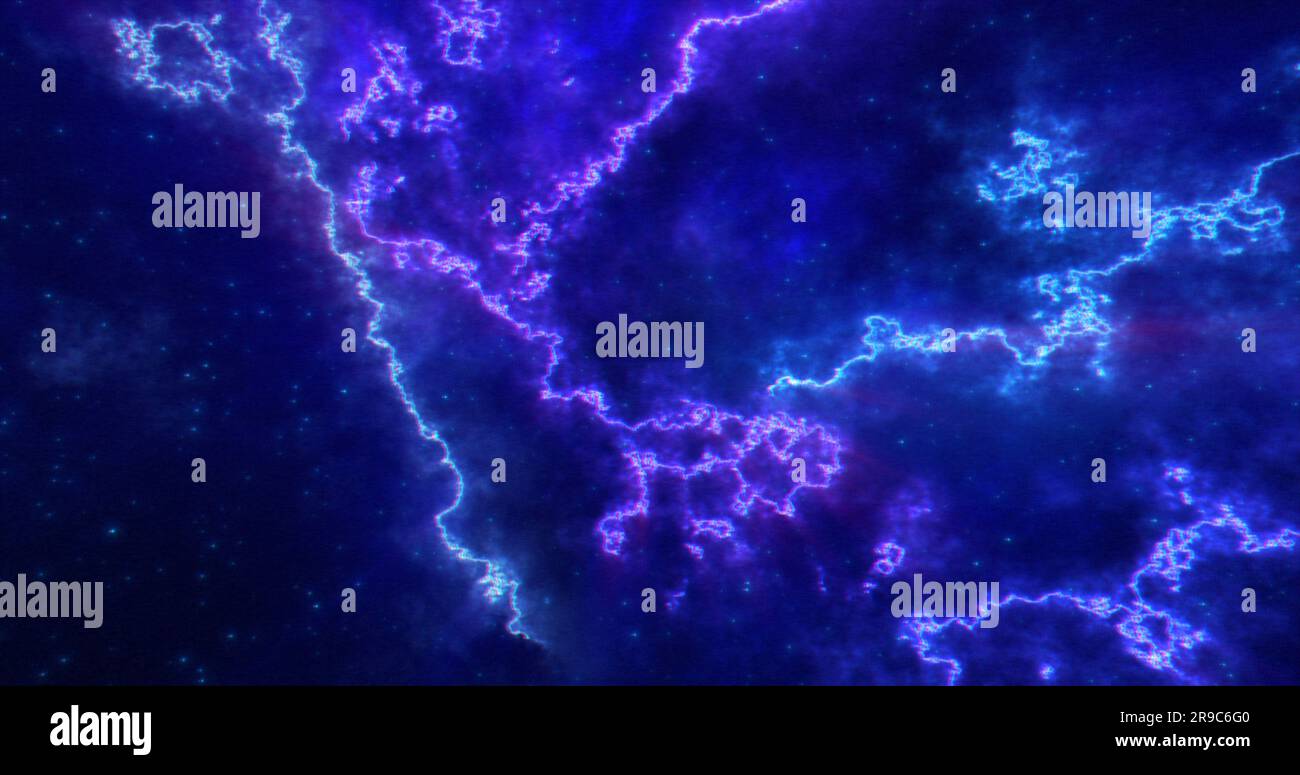 Abstract futuristic background with blue and purple multi-colored ...