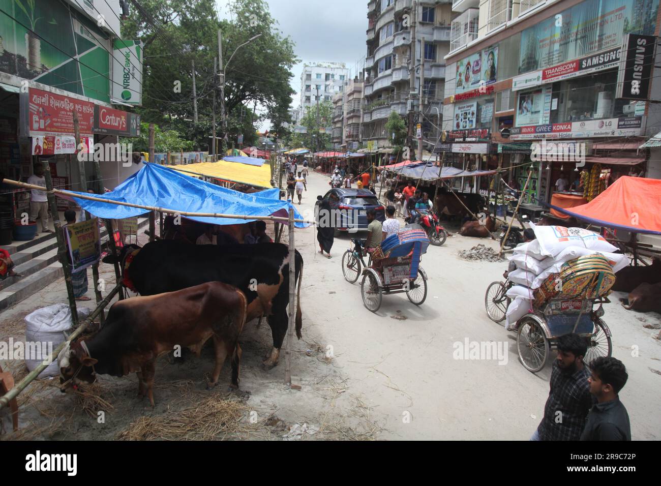Dhaka Bangladesh 25jun2023,Despite the ban of the city corporation,the ...