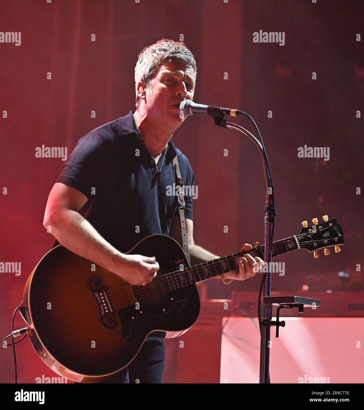 Noel Gallagher in concert at FirstBank Amphitheater on June 25, 2023 in ...