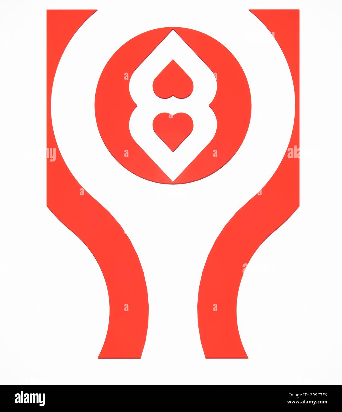 Illustration of the logo for the charity of love for affection Stock ...