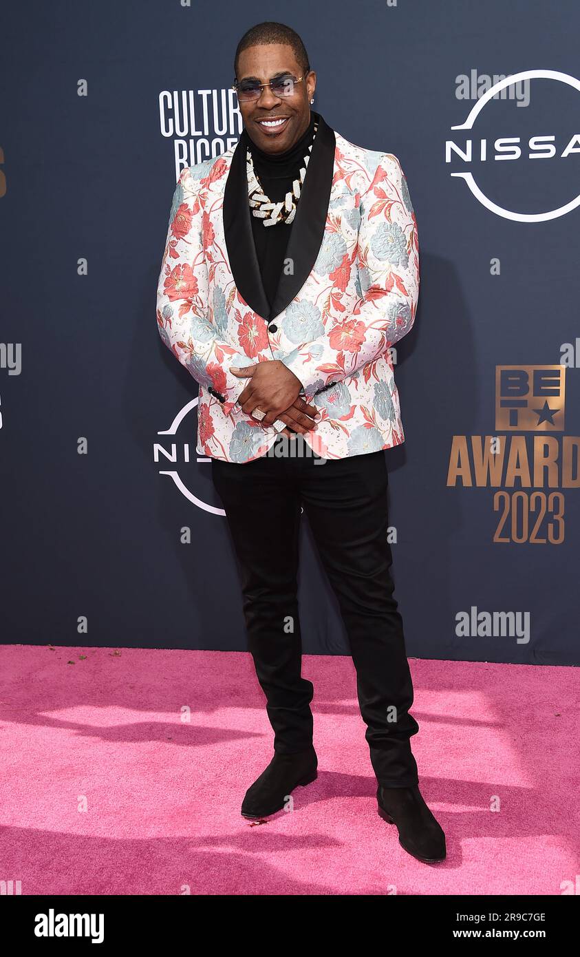Los Angeles, USA. 25th June, 2023. Busta Rhymes arriving at the BET ...