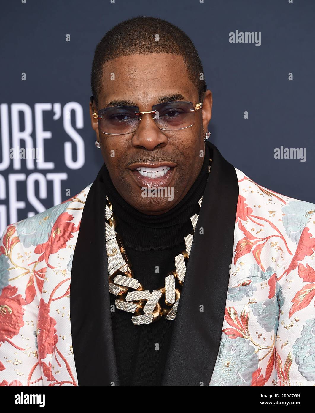 Los Angeles, USA. 25th June, 2023. Busta Rhymes arriving at the BET Awards 2023 held at ...