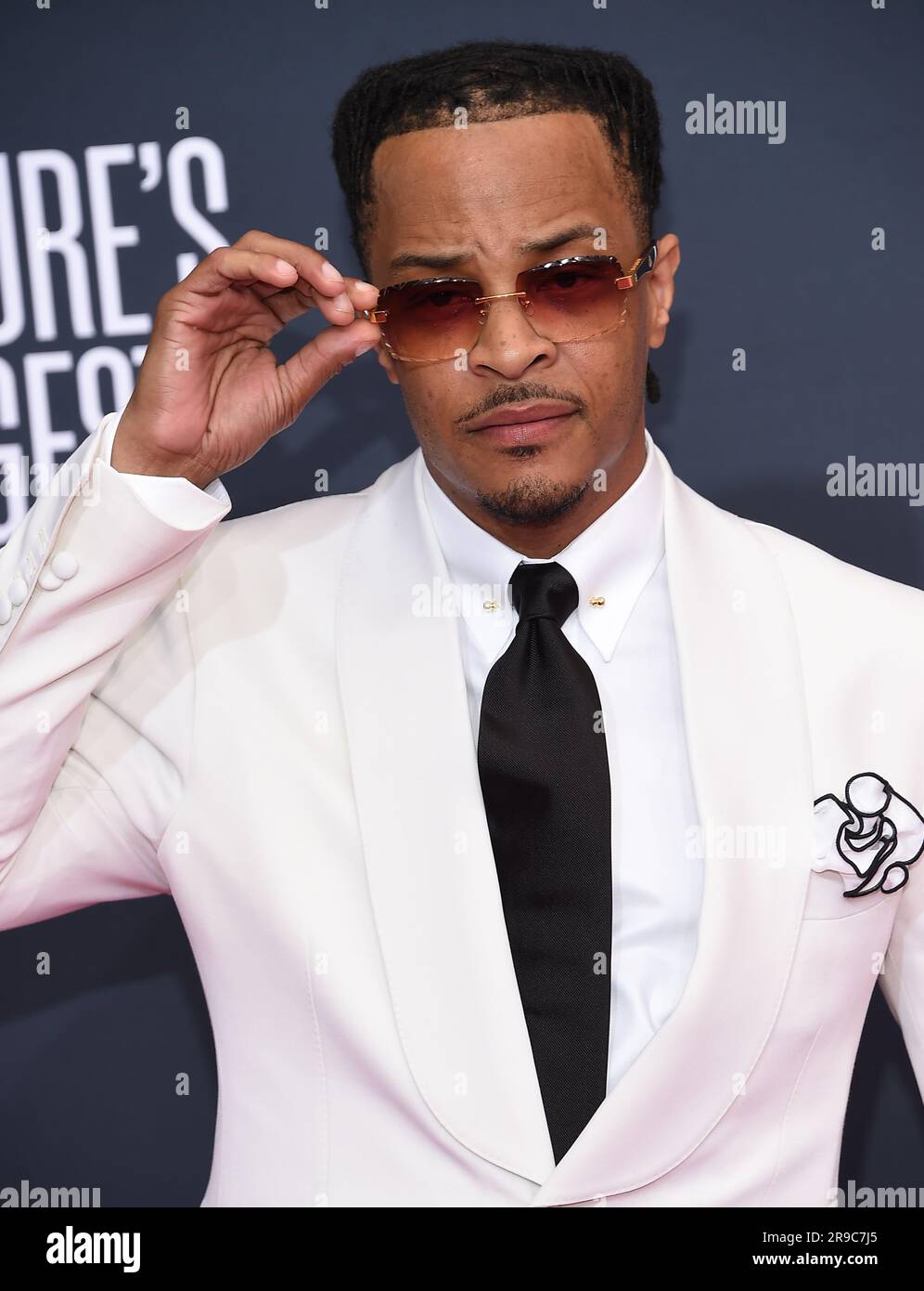 Los Angeles, USA. 25th June, 2023. TI arriving at the BET Awards 2023 ...