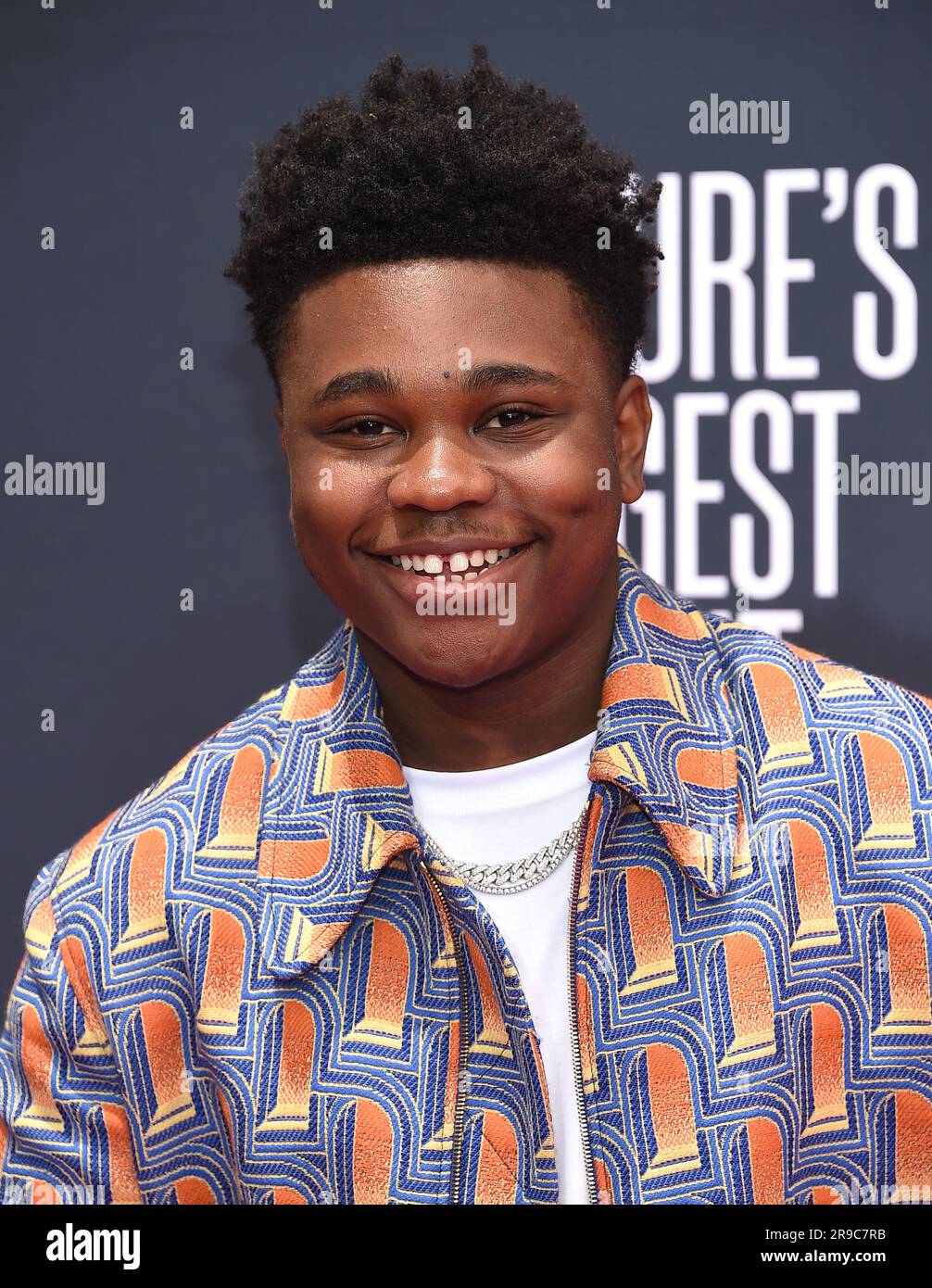 Los Angeles, USA. 25th June, 2023. Jalyn Hall arriving at the BET ...