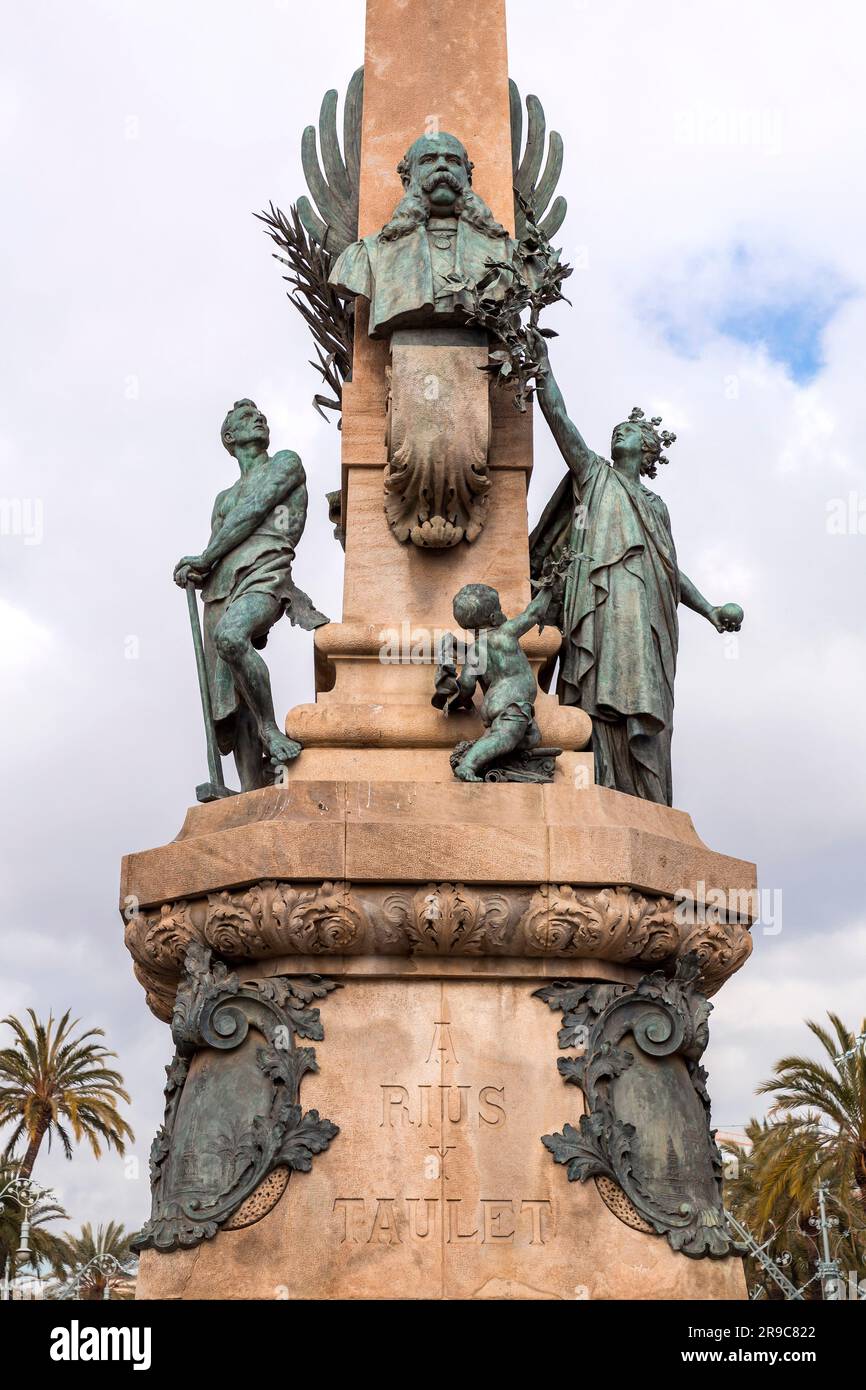 Lluis companys promenade hi-res stock photography and images - Alamy