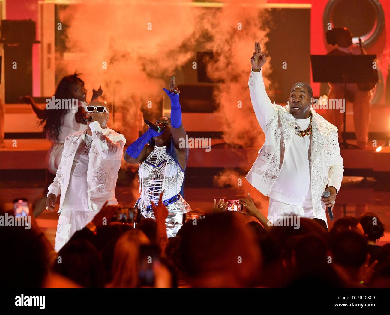 Los Angeles, United States. 25th June, 2023. (L-R) Spliff Star, Spice ...
