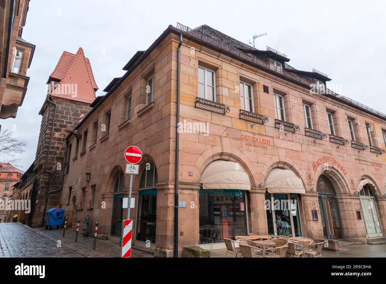 Nuremberg, Germany - December 28, 2021: Typical German half-timbered ...