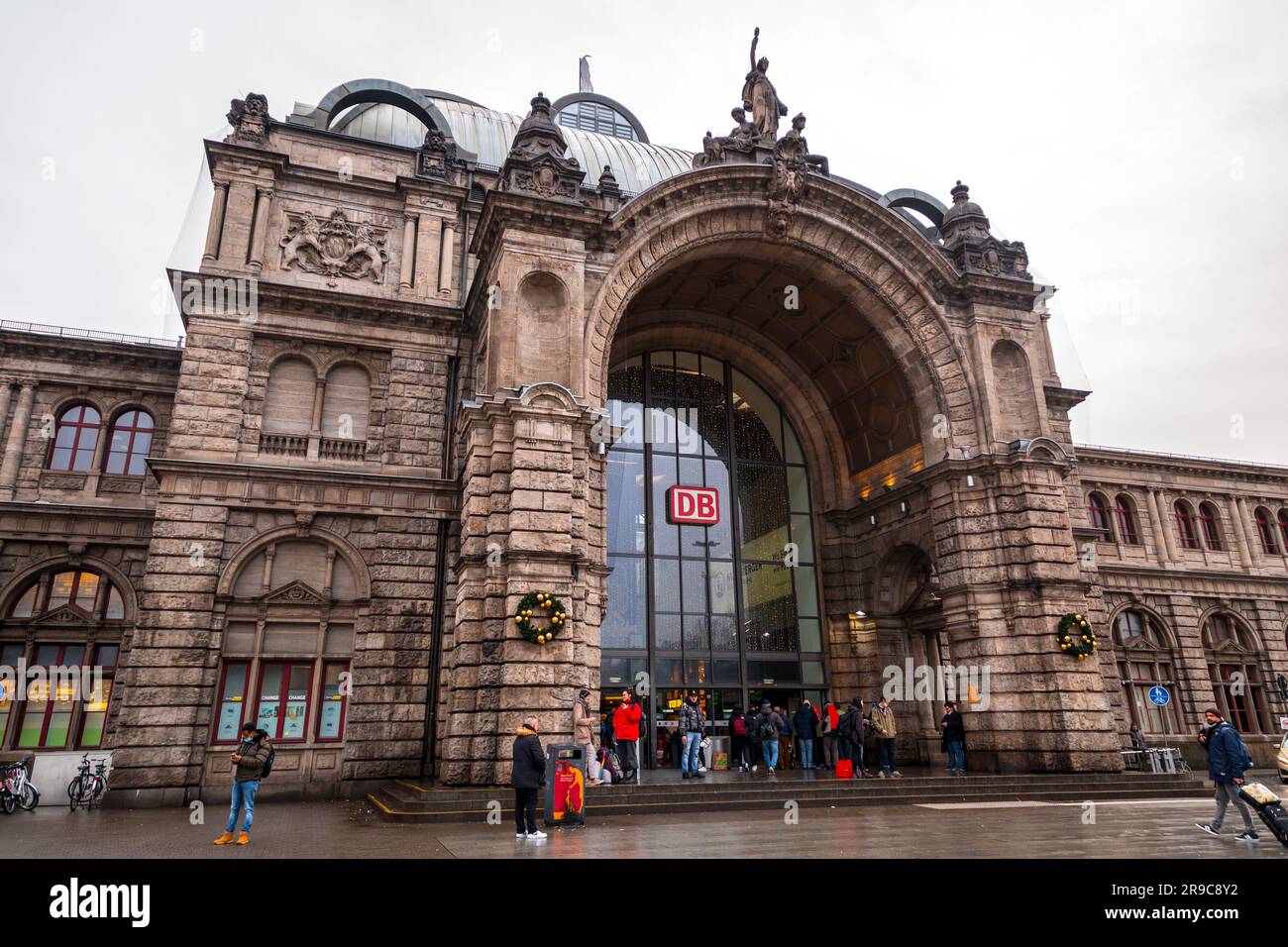 Nuremberg, Germany - DEC 28, 2021: Nürnberg Hauptbahnhof, Nuremberg ...
