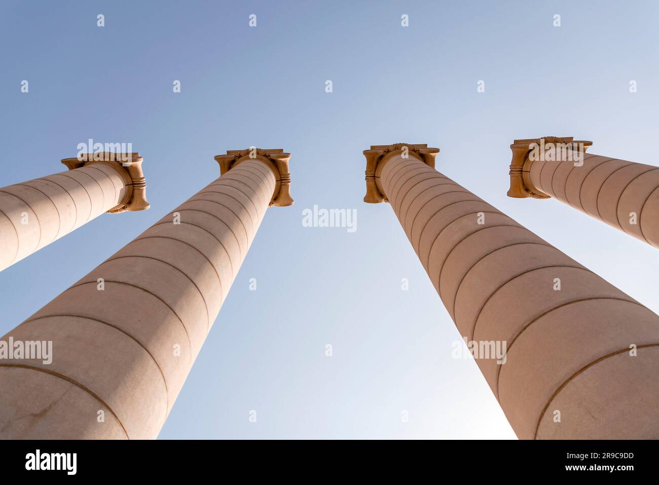 Columns at the Placa d'Espanya is one of Barcelona's most important ...