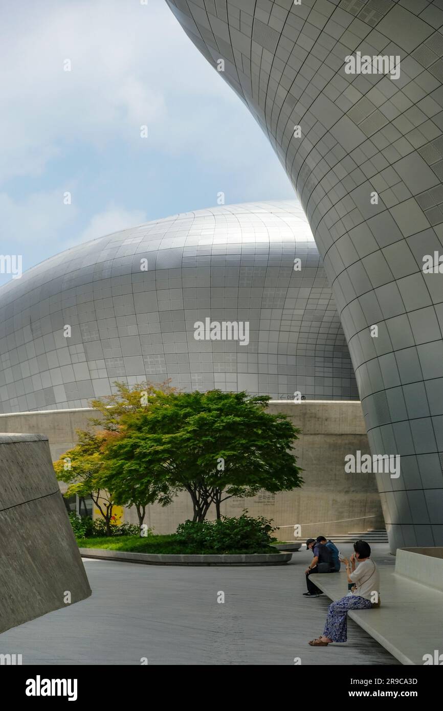 Seoul, South Korea - June 23, 2023: Views of Dongdaemun Design Plaza in ...