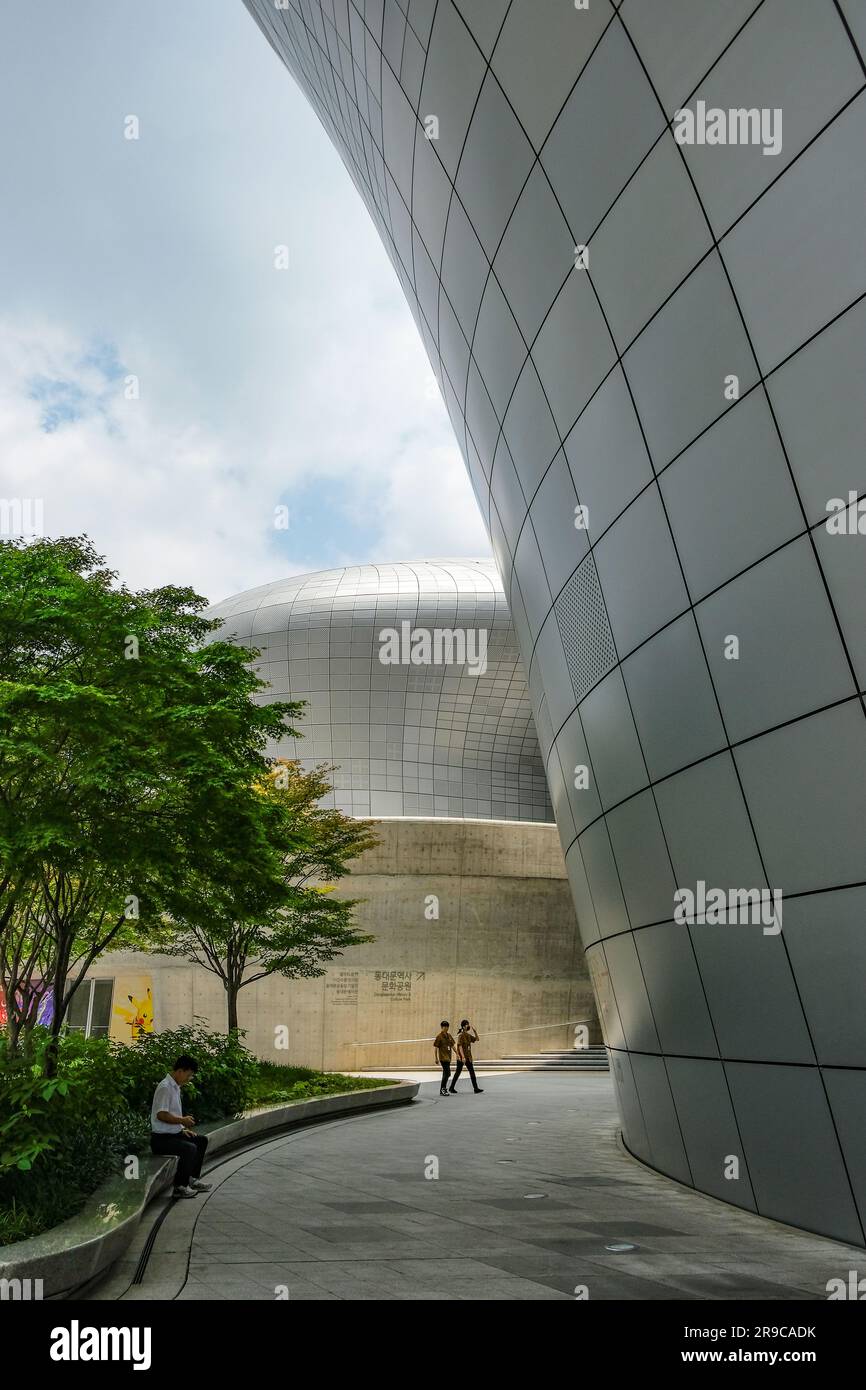 Seoul, South Korea - June 23, 2023: Views of Dongdaemun Design Plaza in ...