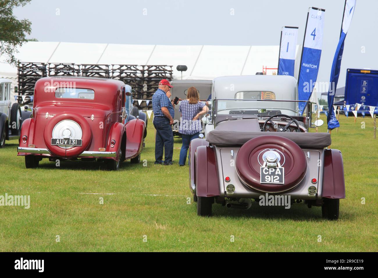 Annual Rally & Concours d'Elegance of Rolls-Royce and Bentley cars held ...