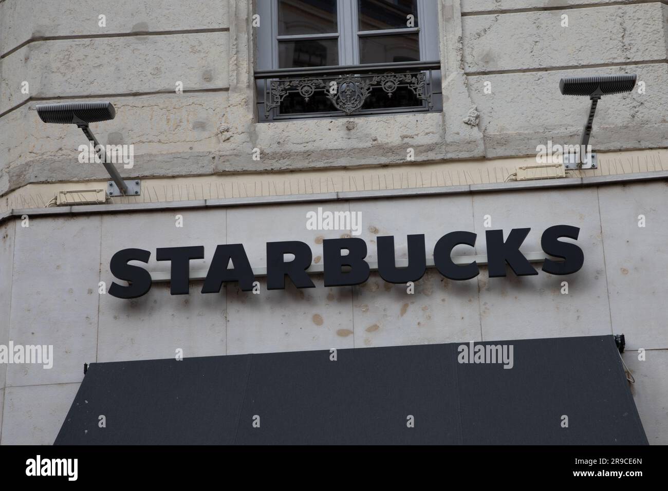 annecy , France - 06 16 2023 : Starbucks cafe brand text store coffee ...