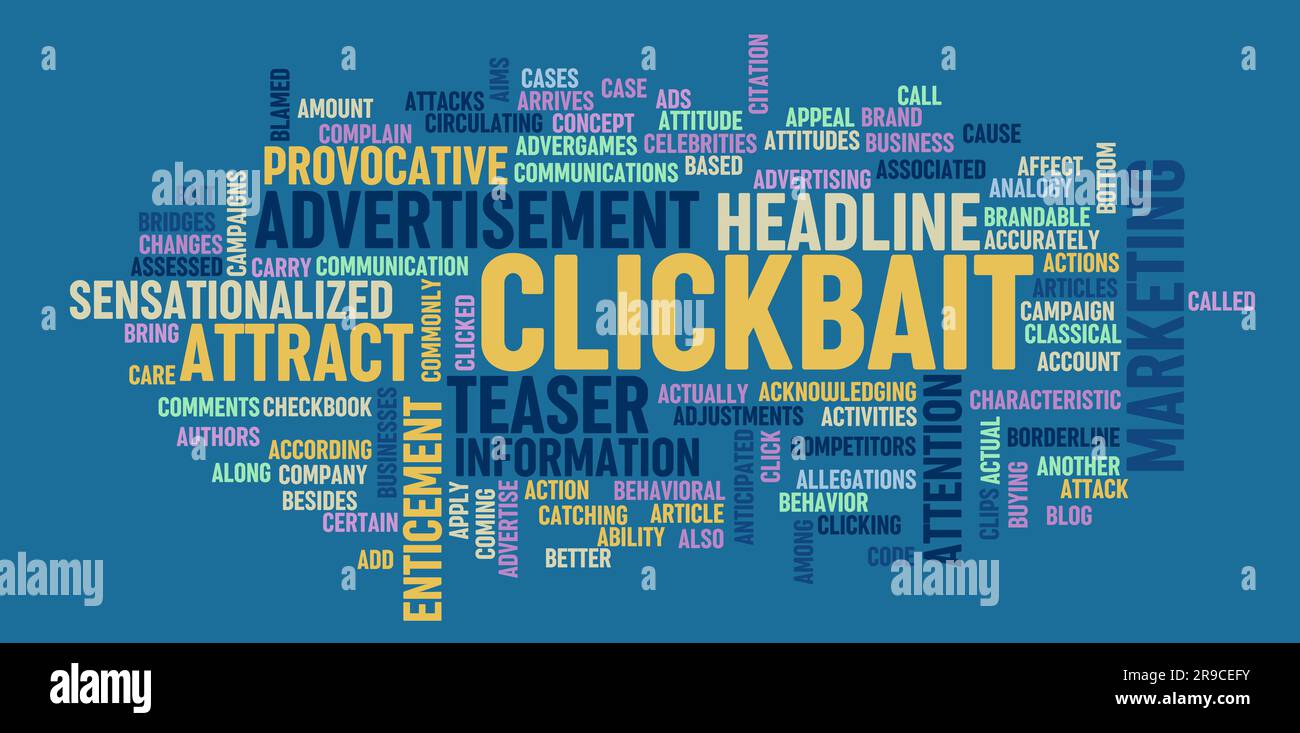 Online advertisement clickbait hi-res stock photography and images - Alamy