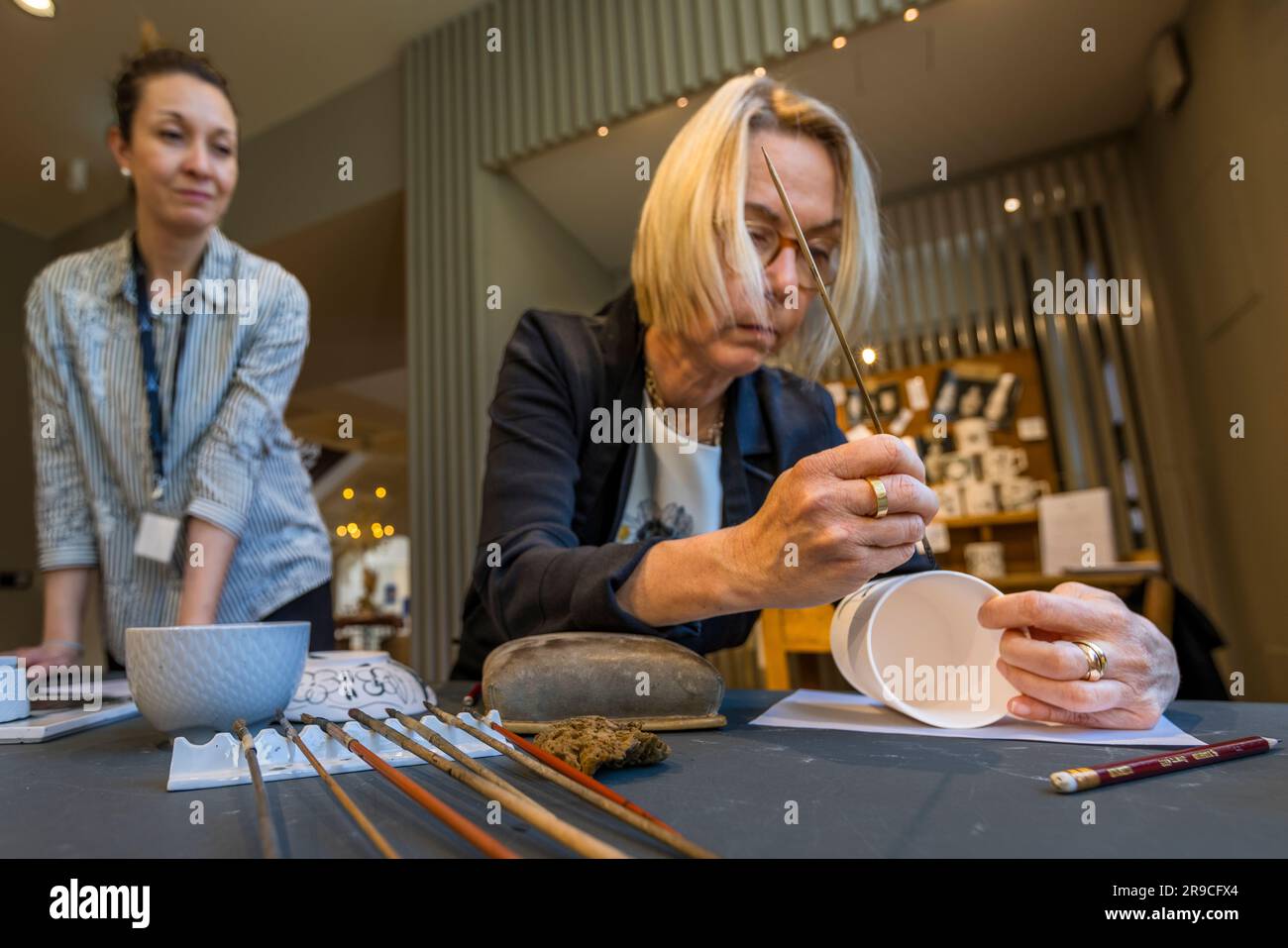 Porcelain Museum in the Porcelain Foundation Meissen, Germany Stock ...