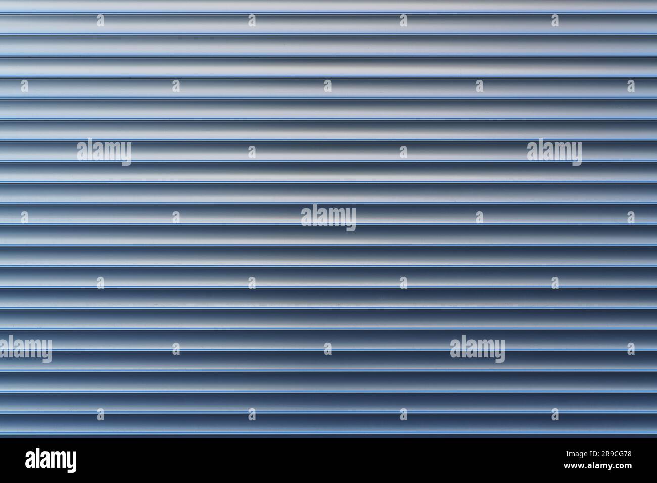 Texture and pattern of exterior roller aluminum shutters on a large ...