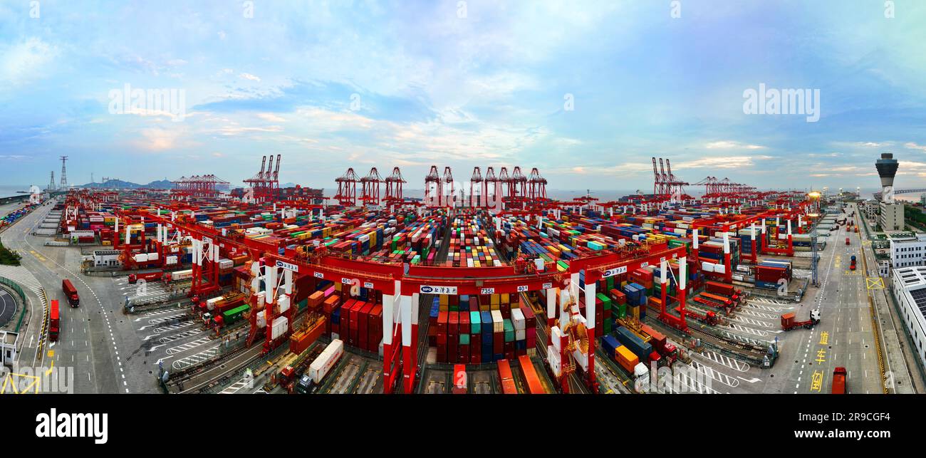SHANGHAI, CHINA - JUNE 25, 2023 - An overview of the automation ...