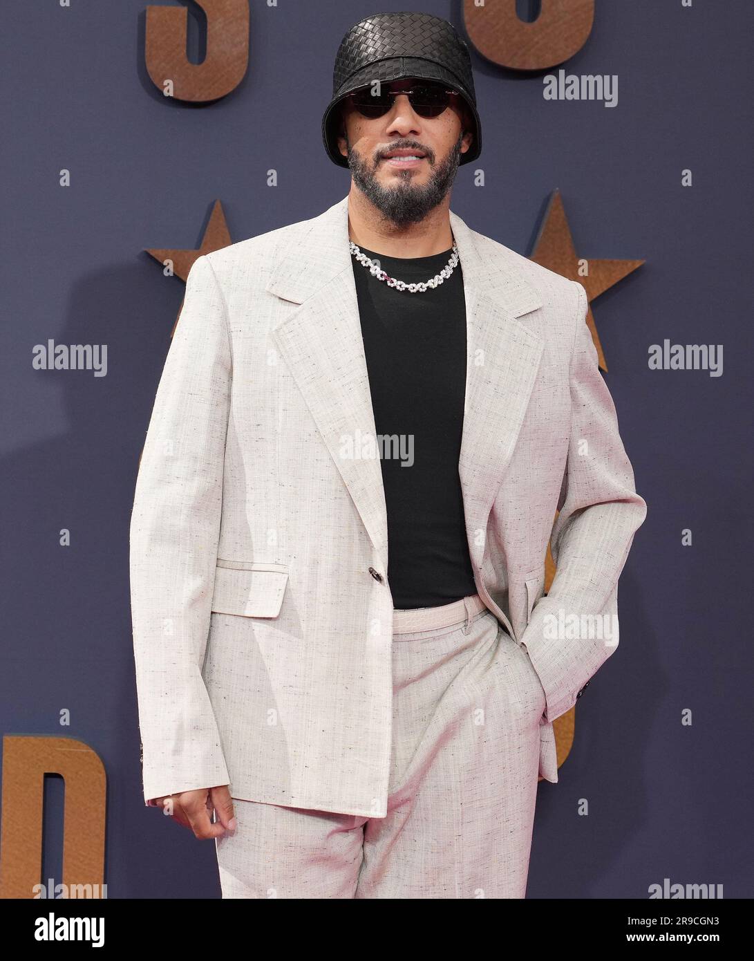 Los Angeles, USA. 25th June, 2023. Swizz Beatz arrives at the 2023 BET ...
