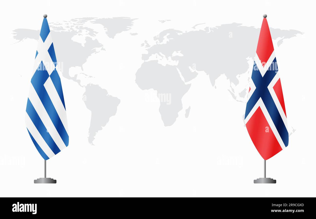 Greece norway flag Stock Vector Images - Alamy