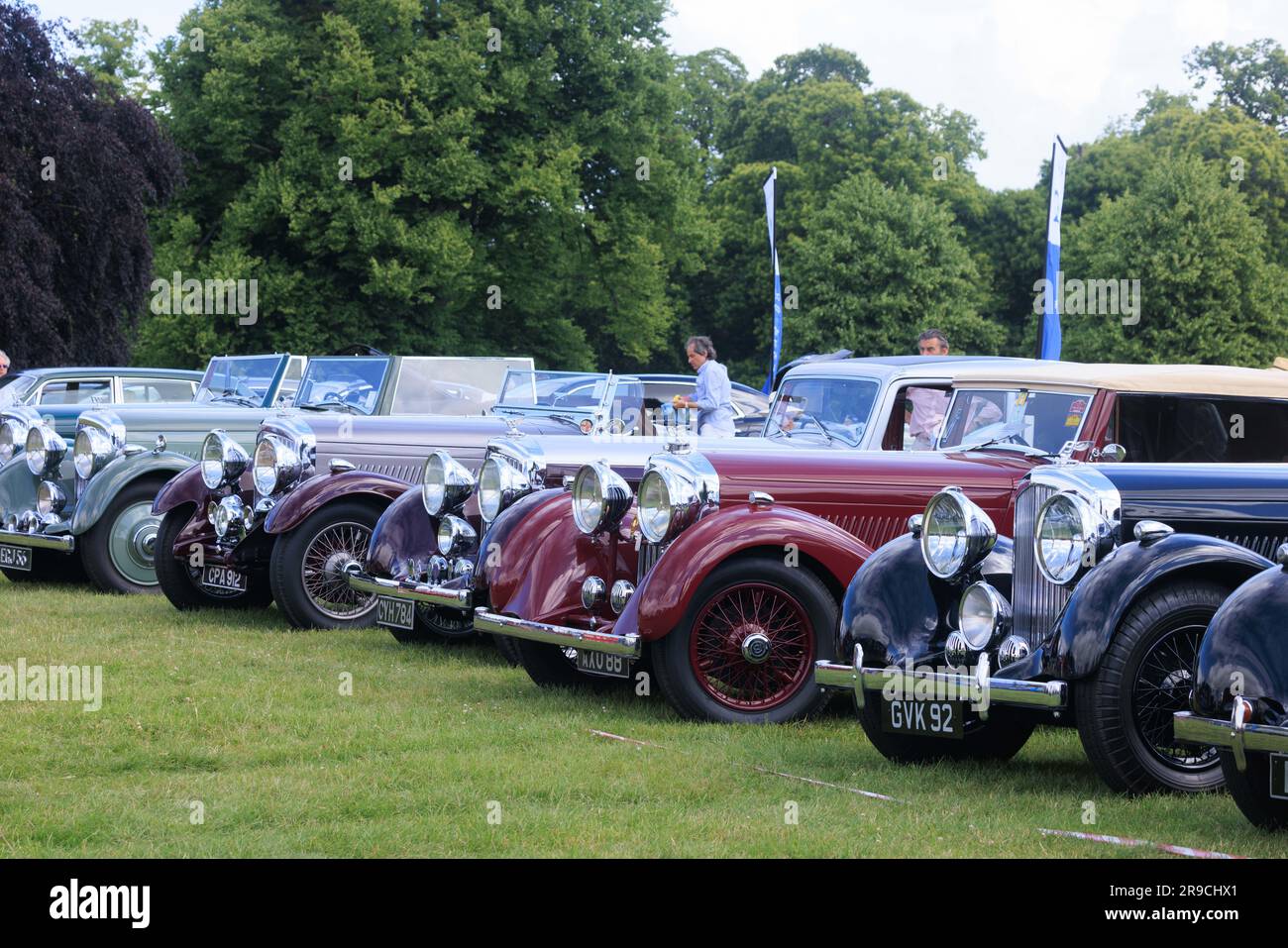 Annual Rally & Concours d'Elegance of Rolls-Royce and Bentley cars held ...