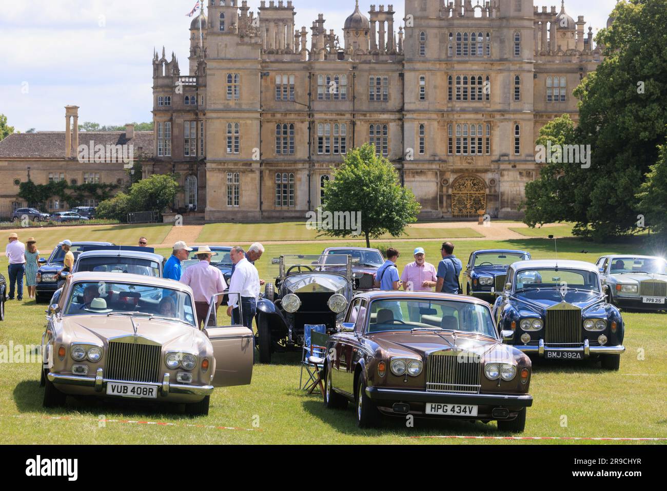 Annual Rally & Concours d'Elegance of Rolls-Royce and Bentley cars held ...
