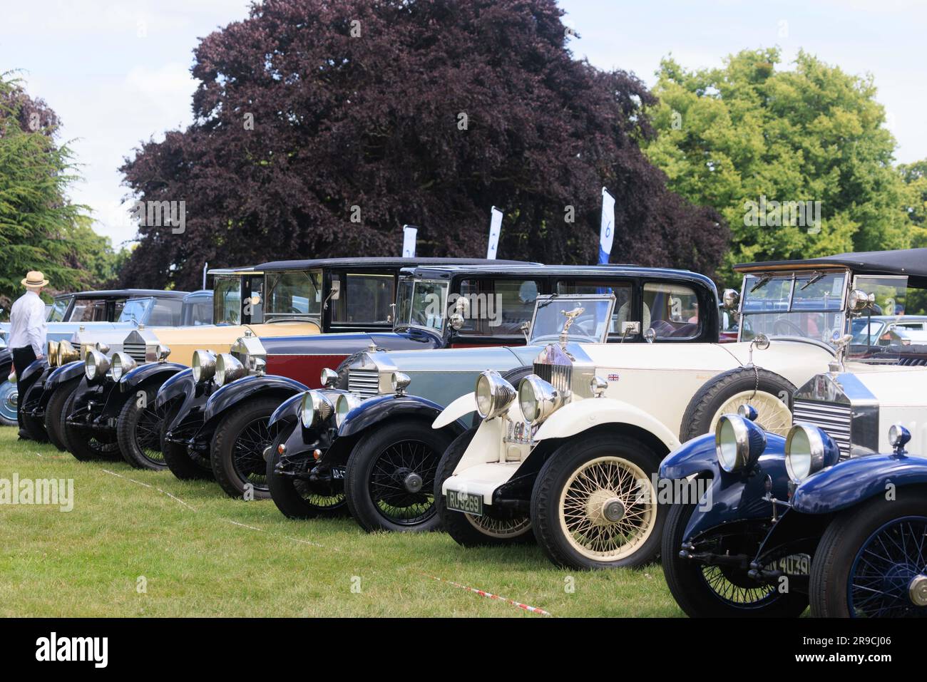 Annual Rally & Concours d'Elegance of Rolls-Royce and Bentley cars held ...