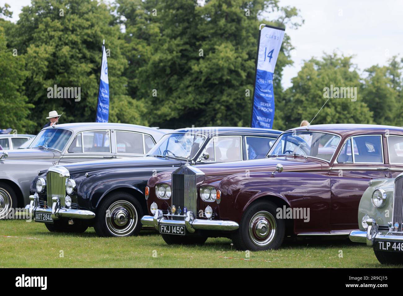 Annual Rally & Concours d'Elegance of Rolls-Royce and Bentley cars held ...