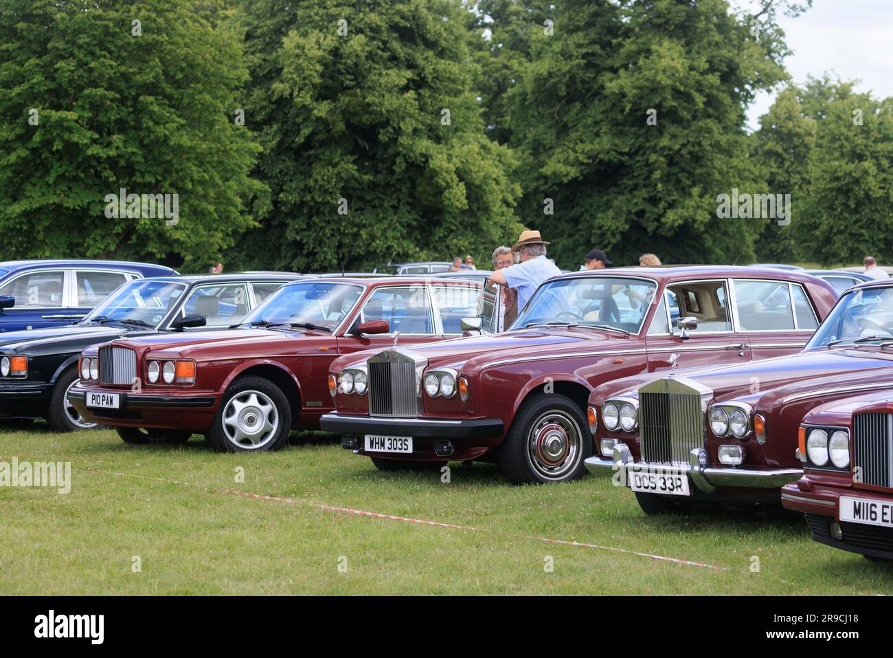Annual Rally & Concours d'Elegance of Rolls-Royce and Bentley cars held ...