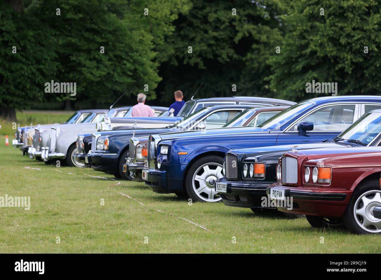 Annual Rally & Concours d'Elegance of Rolls-Royce and Bentley cars held ...