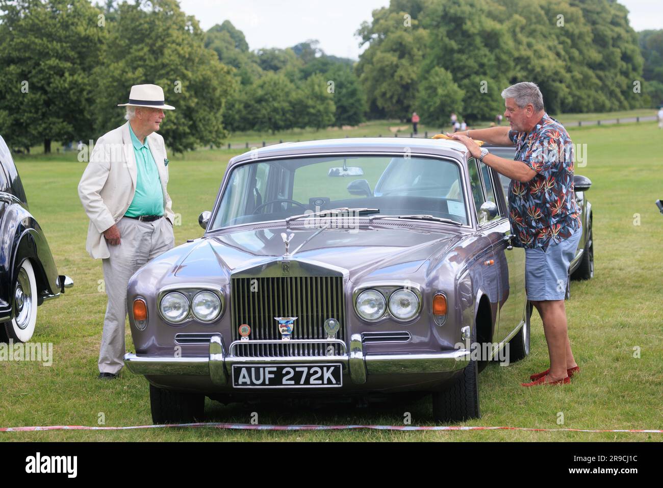 Annual Rally & Concours d'Elegance of Rolls-Royce and Bentley cars held ...