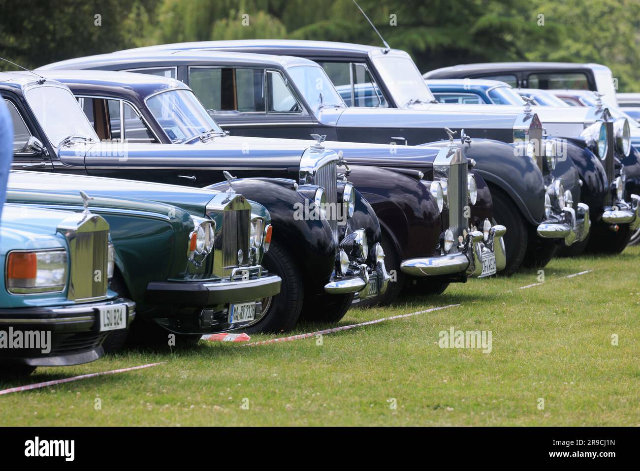 Annual Rally & Concours d'Elegance of Rolls-Royce and Bentley cars held ...
