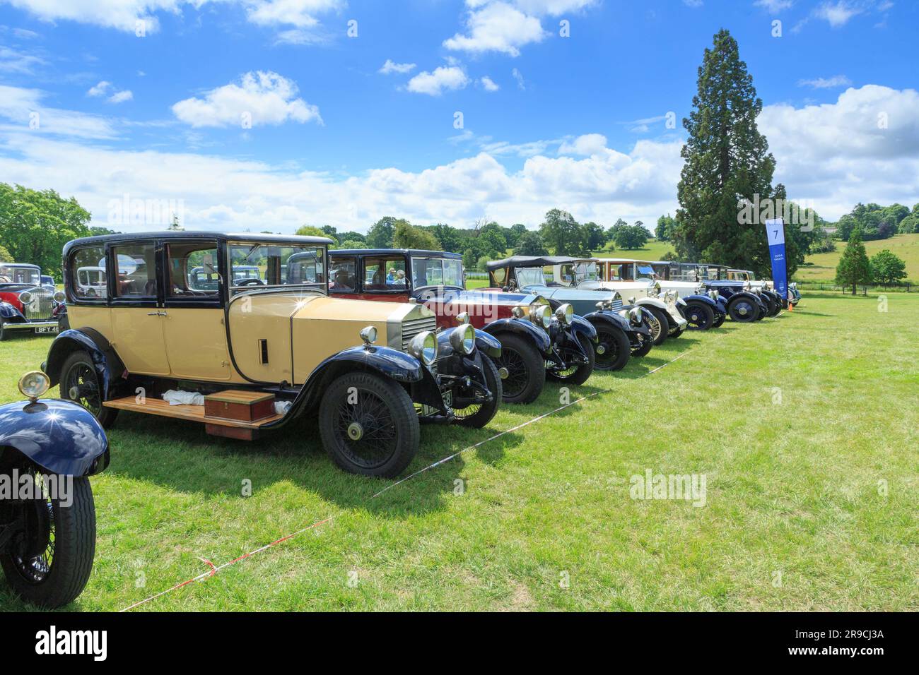 Annual Rally & Concours d'Elegance of Rolls-Royce and Bentley cars held ...