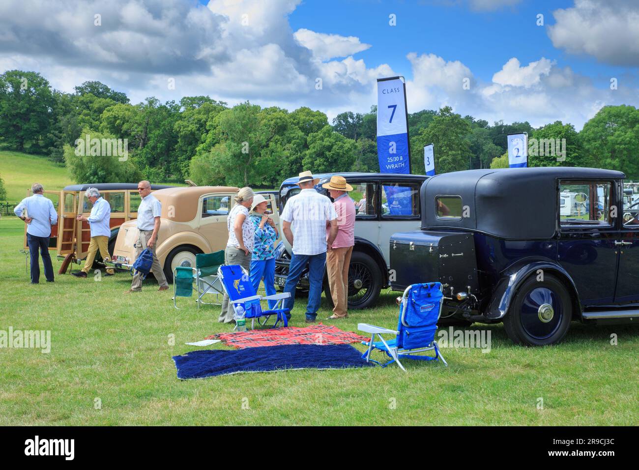 Annual Rally & Concours d'Elegance of Rolls-Royce and Bentley cars held ...